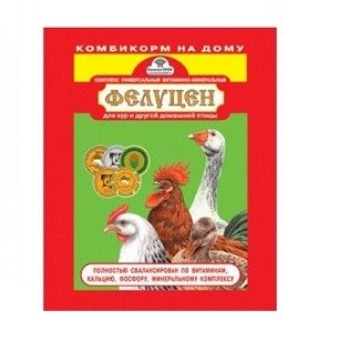 Фелуцен «П 2» для кур и домашней птицы (пакет 1 кг) купить, цена в ...
